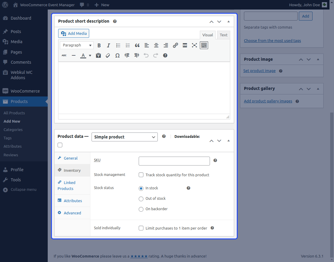 Wordpress Woocommerce Event Manager Plugin By Webkul Codecanyon